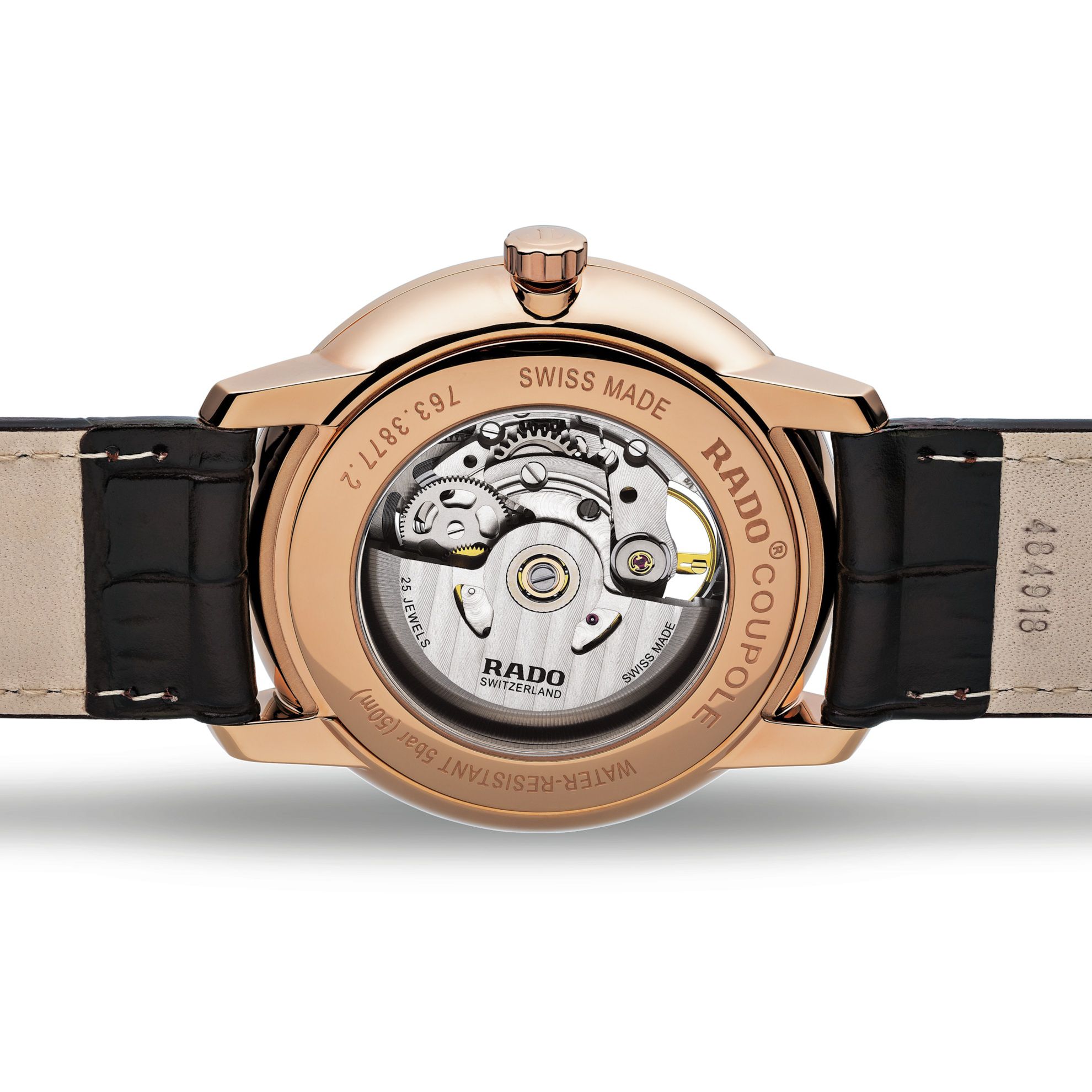 שעון יד אוטומטי לגבר RADO R22895025 / R38952102 - אחריות יבואן רשמי 5 ...