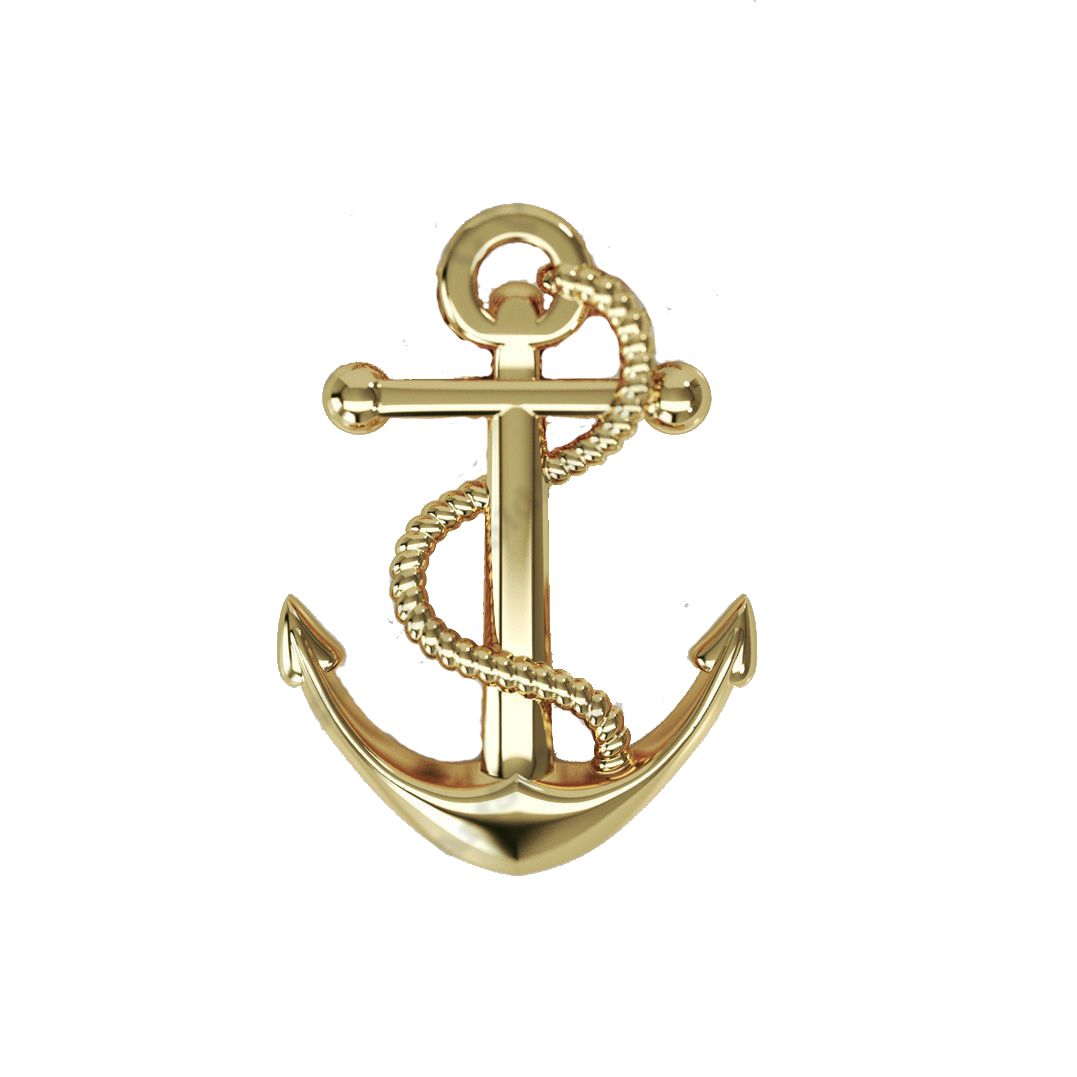 תליון זהב 14K עוגן - JP193 | תליונים